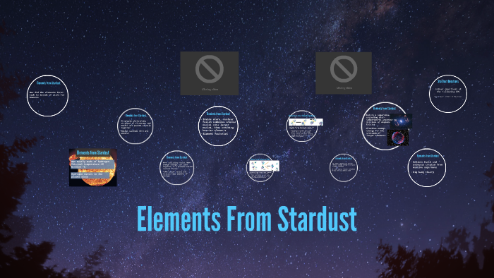 Elements from Stardust by Brice Fritts on Prezi