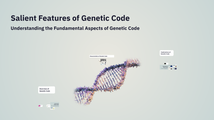Salient Features of Genetic Code by Ameen S on Prezi