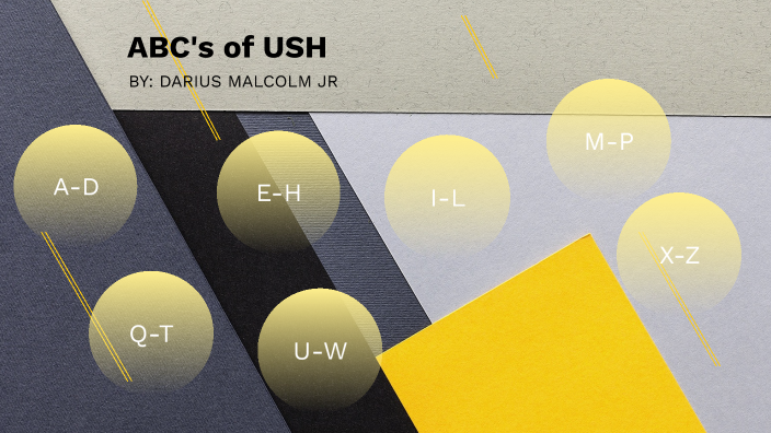 ABC's of USH by Darius Malcolm on Prezi