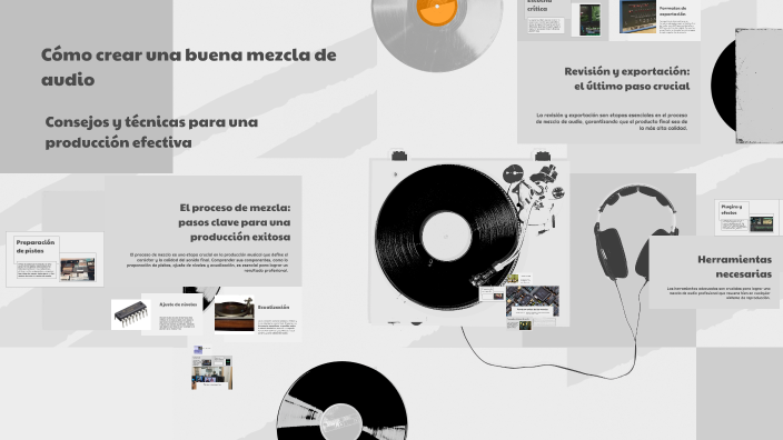 Cómo crear una buena mezcla de audio by Brian Rossell on Prezi