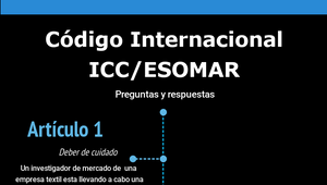 Código internacional ICC/ESOMAR by valeria vicuña silva on Prezi Design