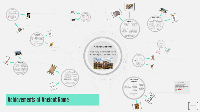 Achievements of Ancient Rome by Emily W. on Prezi