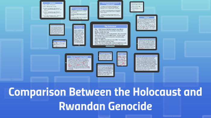 Comparison Between the Holocaust and Rwandan Genocide by Reece Bergh on ...