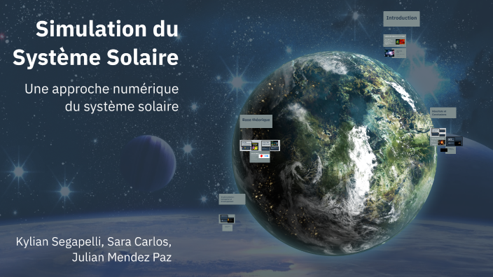 Simulation du Système Solaire by Julián Méndez on Prezi