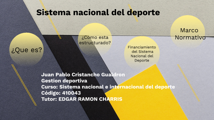 Sistema nacional del deporte by Juan pablo cristancho gualdron on Prezi