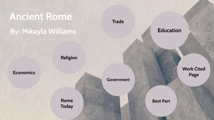 Ancient Rome by Mikayla Williams on Prezi