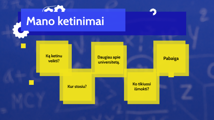 Mano ketinimai by sanx on Prezi