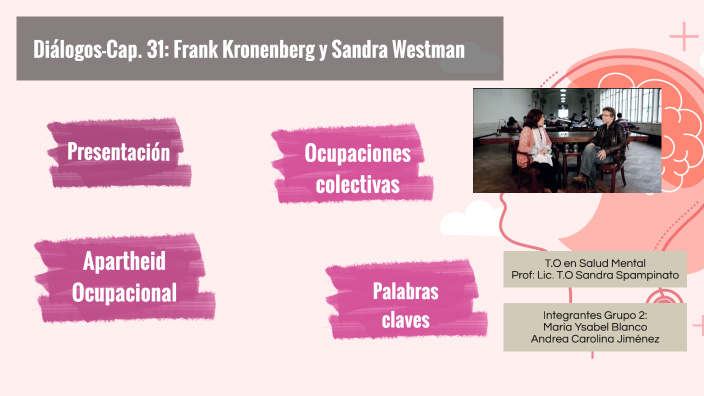 Diálogos-Cap. 31. Frank Kronenberg y Sandra Westman by Andrea Jiménez ...