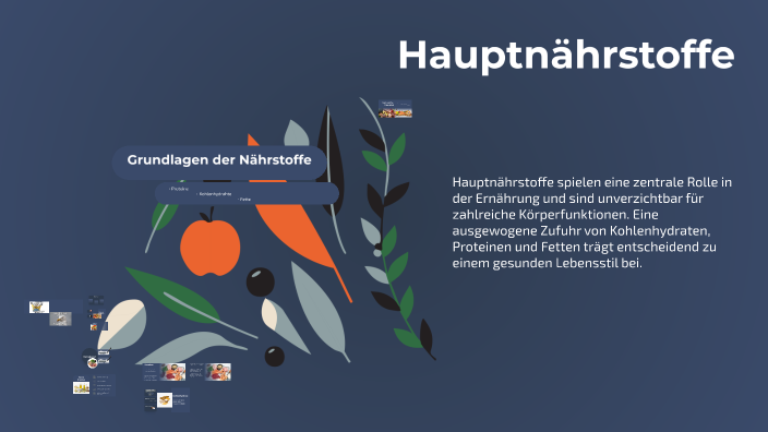 Hauptnährstoffe by Nico Tanner on Prezi