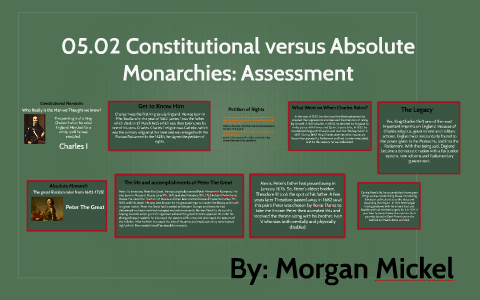 05.02 Constitutional versus Absolute Monarchies: Assessment by Morgan ...
