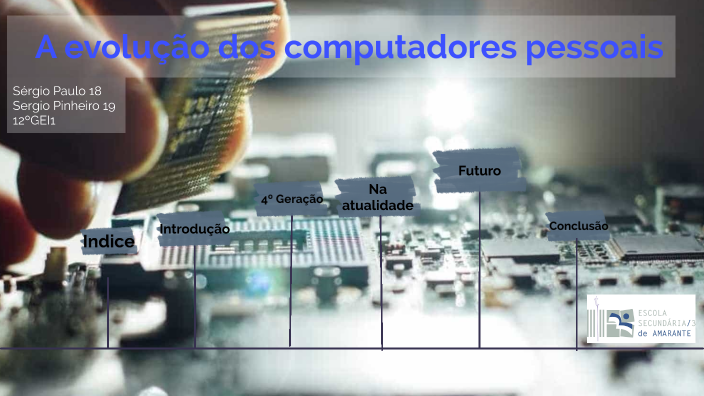 A evolução dos computadores pessoais by Sergio Rodrigo Silva Pinheiro ...