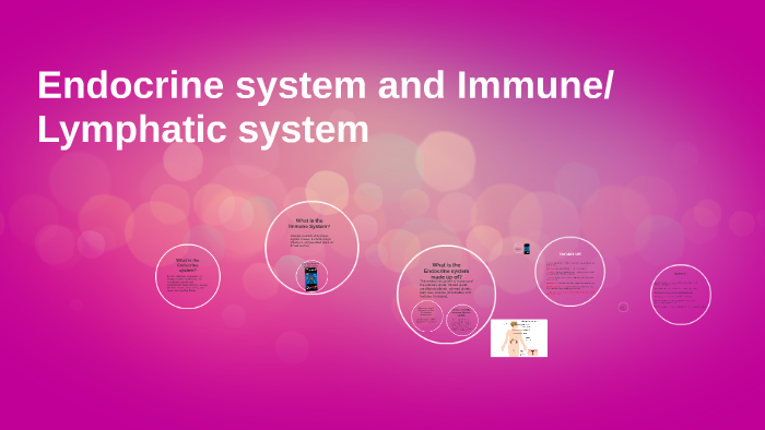 Endocrine system and Immune/Lymphatic system by amethyst thomas on Prezi