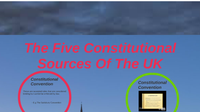 The Five Constitutional Sources Of The UK by Millend Rai on Prezi
