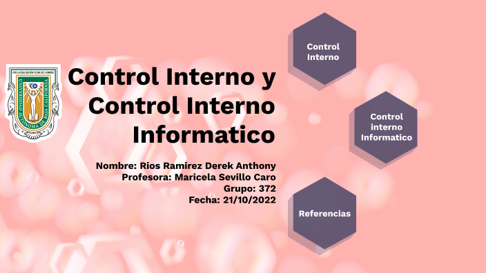 Control Interno y Control Interno Informático by Derek Anthony Rios ...