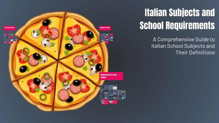 Italian Subjects and School Requirements by Matthew Keppens on Prezi