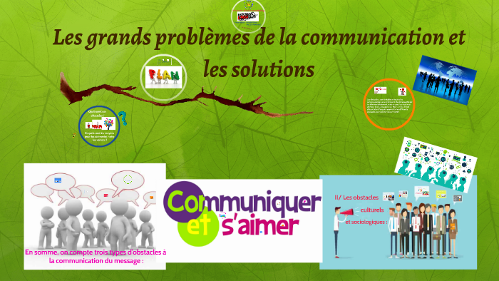 Les grands problèmes de la communication et les solutions by yahya ...