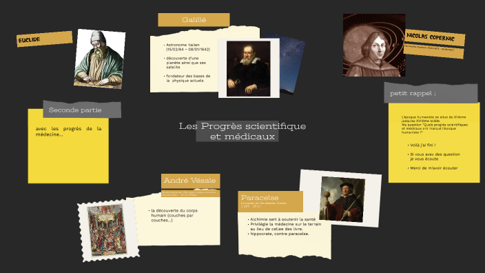 Les Progrès scientifique et médicaux by Arnaud Ral on Prezi