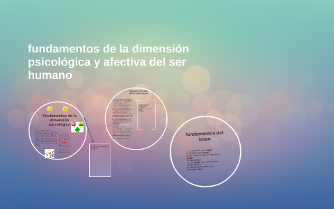fundamentos de la dimension psicologica y afectiva del ser h by Deiicy ...