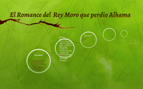 El Romance del Rey Moro que perdio Alhama by lorena henderson on Prezi