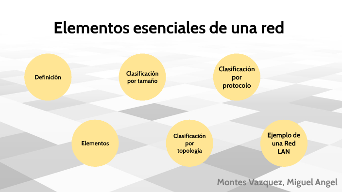 Elementos esenciales de una red by Miguel Montes on Prezi