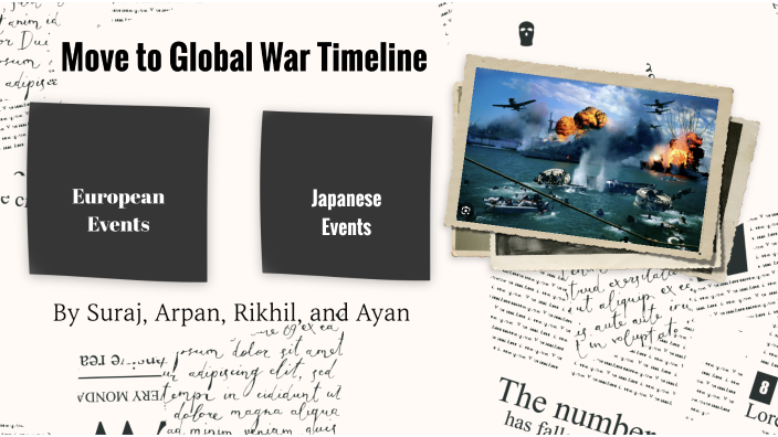 Move to Global War Timeline by Suraj Radhakrishnan on Prezi