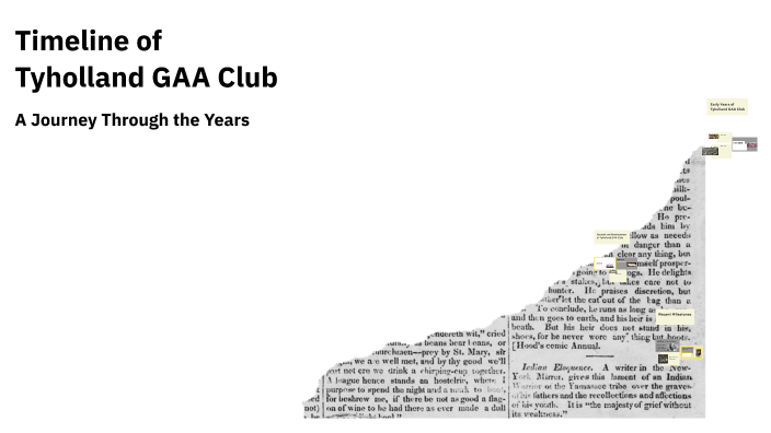Timeline of Tyholland GAA Club by Caitlin ní reannachain on Prezi