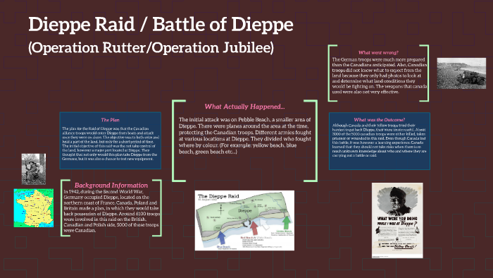 Dieppe Raid / Battle of Dieppe by ciara c on Prezi