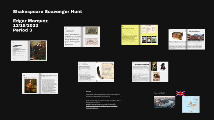Shakespeare Scavenger Hunt by Edgar Marquez on Prezi