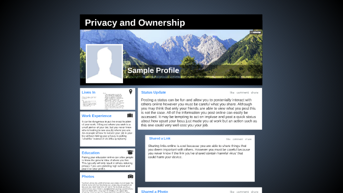 Privacy and Ownership by on Prezi