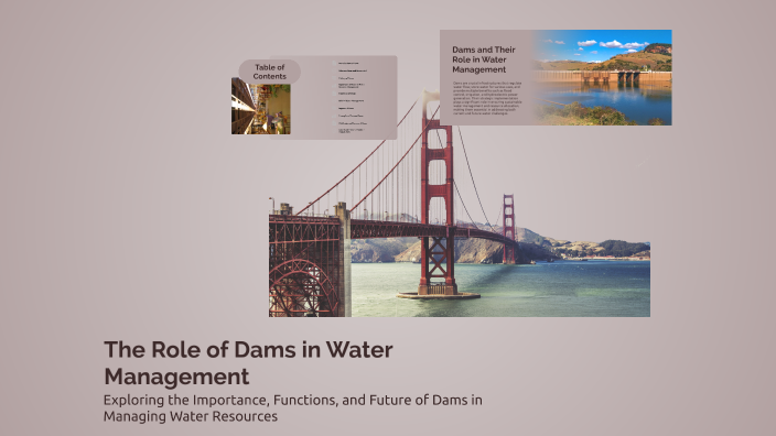 The Role of Dams in Water Management by Tanu Pal on Prezi