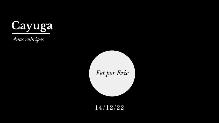 Cayuga by Eric Martinez arnedo on Prezi