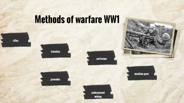 Methods of war fare ww1 by Lilly Smyth on Prezi
