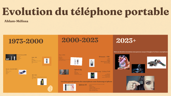 Evolution du téléphone portable by Melissa Durussel on Prezi