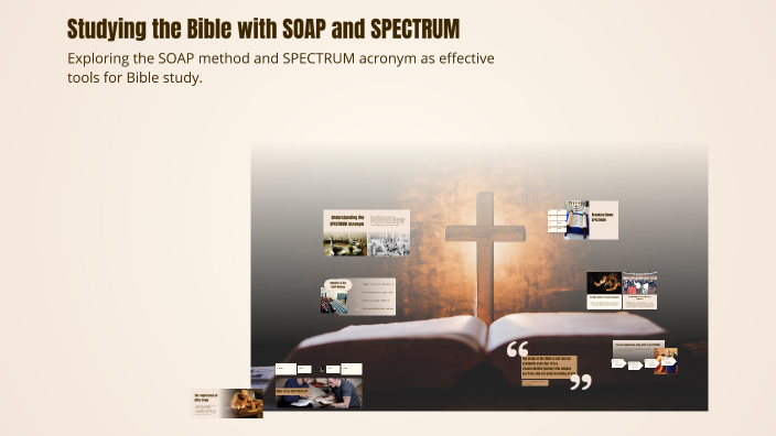 Studying the Bible with SOAP and SPECTRUM by Charlize Mason on Prezi