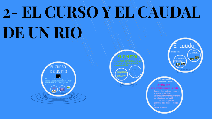 EL CURSO Y EL CAUDAL DE UN RIO by Maria Buil on Prezi