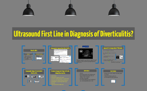 Ultrasound First Line in Diagnosis of Diverticulitis? by simran buttar ...