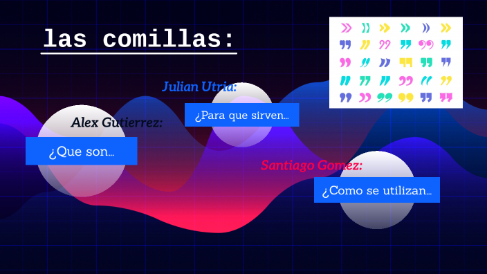 ¿Qué son las comillas y para qué sirven? by El Nutria Juega on Prezi