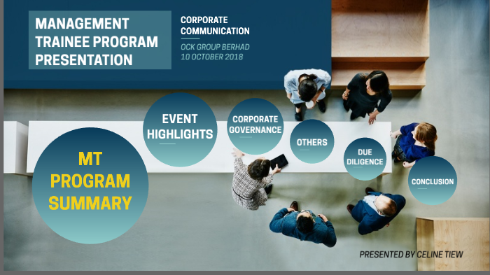 Management Trainee Program Presentation - OCK Group Berhad by CELINE ...