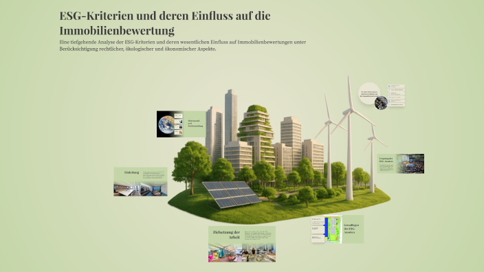 ESG-Kriterien und deren Einfluss auf die Immobilienbewertung by Tamara ...