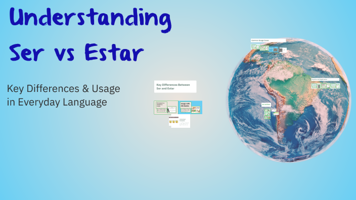 Understanding Spanish Ser vs Estar by Abril Peregrino on Prezi