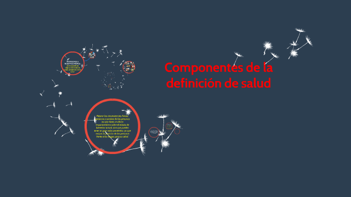 Componentes de la definición de salud by Gilda Wagner