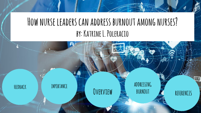 How nurse leaders can address burnout among nurses? by: Katrine L. Poleracio by Katrine ...