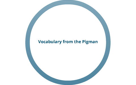 Pigman Vocabulary by Martin G on Prezi