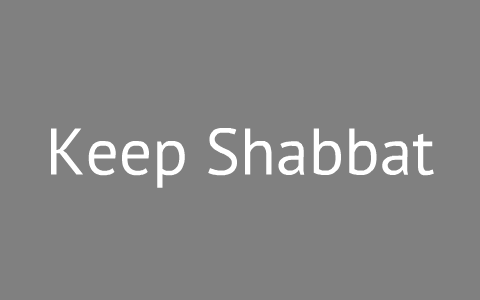keep shabbat by jacob weinstein on Prezi