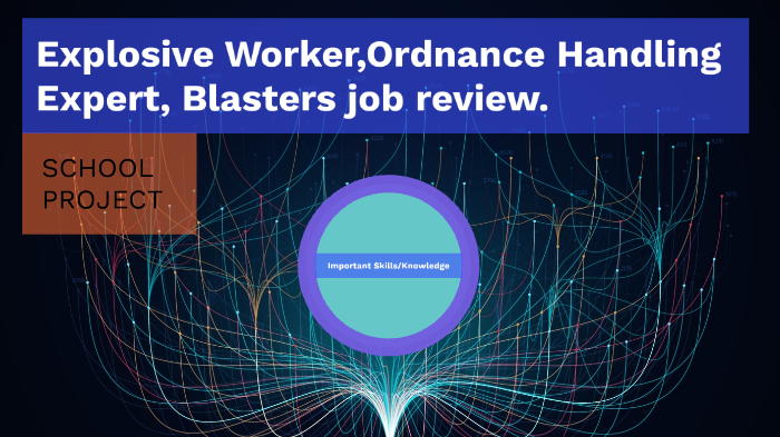 Explosive Worker, Ordnance Handling Expert, Blasters Job Review by Alex ...