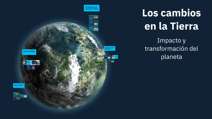 Los cambios en la Tierra by Nidia Molina on Prezi