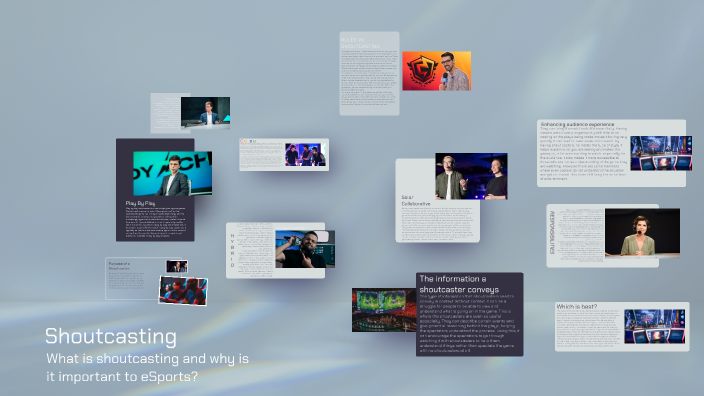 eSports - Shoutcasting by Kane Tiffin on Prezi