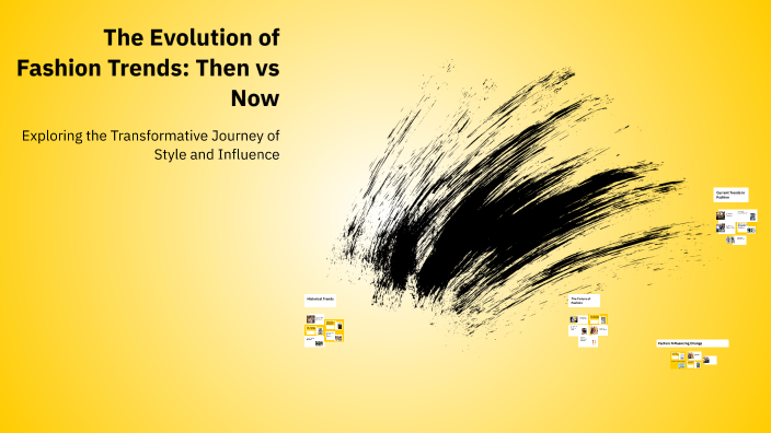 The Evolution of Fashion Trends: Then vs Now by sanjupp p on Prezi