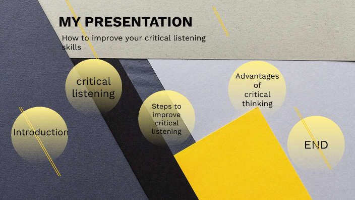 How to improve your critical listening skills by abhiram naik on Prezi