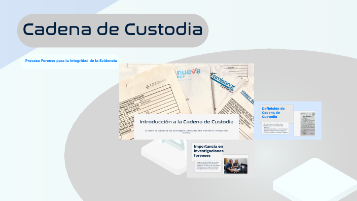 Cadena de Custodia by Jared Yazid Bravo Díaz on Prezi